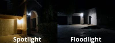 Ring Spotlight vs. Floodlight - Modern Castle